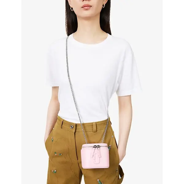 Marc Jacobs The Mini Vanity Leather Cross-Body Bag - Ribbon Pink